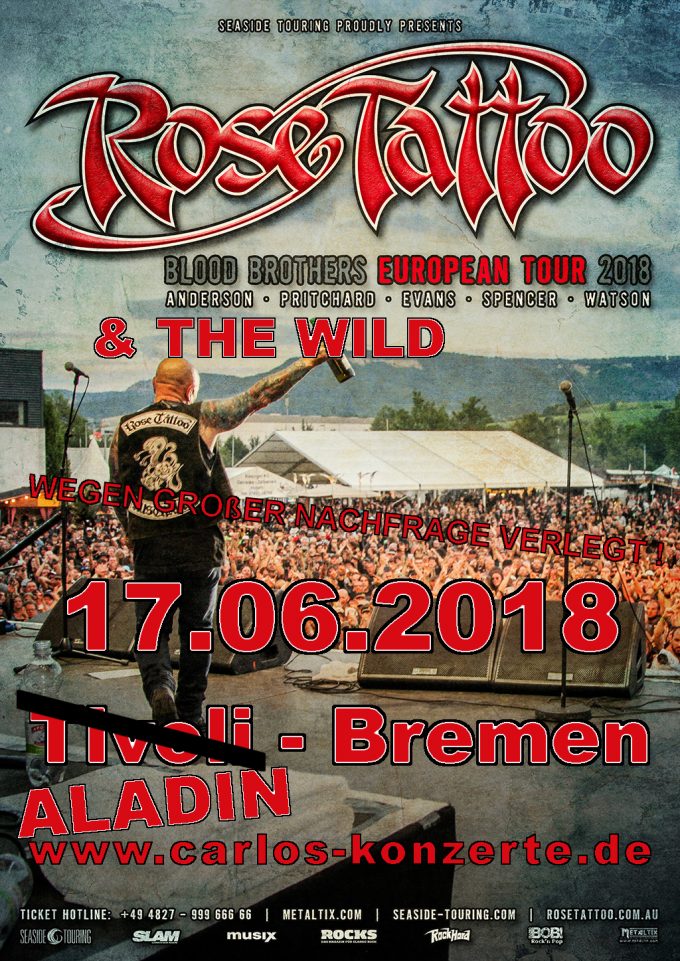 Rose Tattoo | The Official Website - Australian Rock N Roll Band