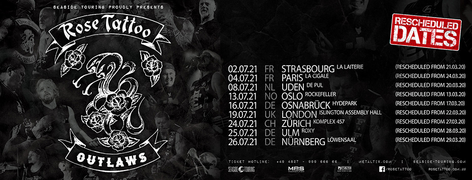 Rose Tattoo | The Official Website - Australian Rock N Roll Band